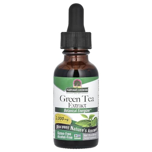 Alcohol-free green tea supplement