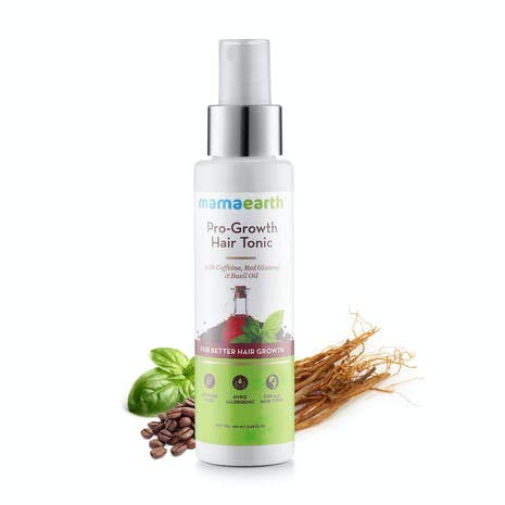 Alcohol-free hair tonic with caffeine