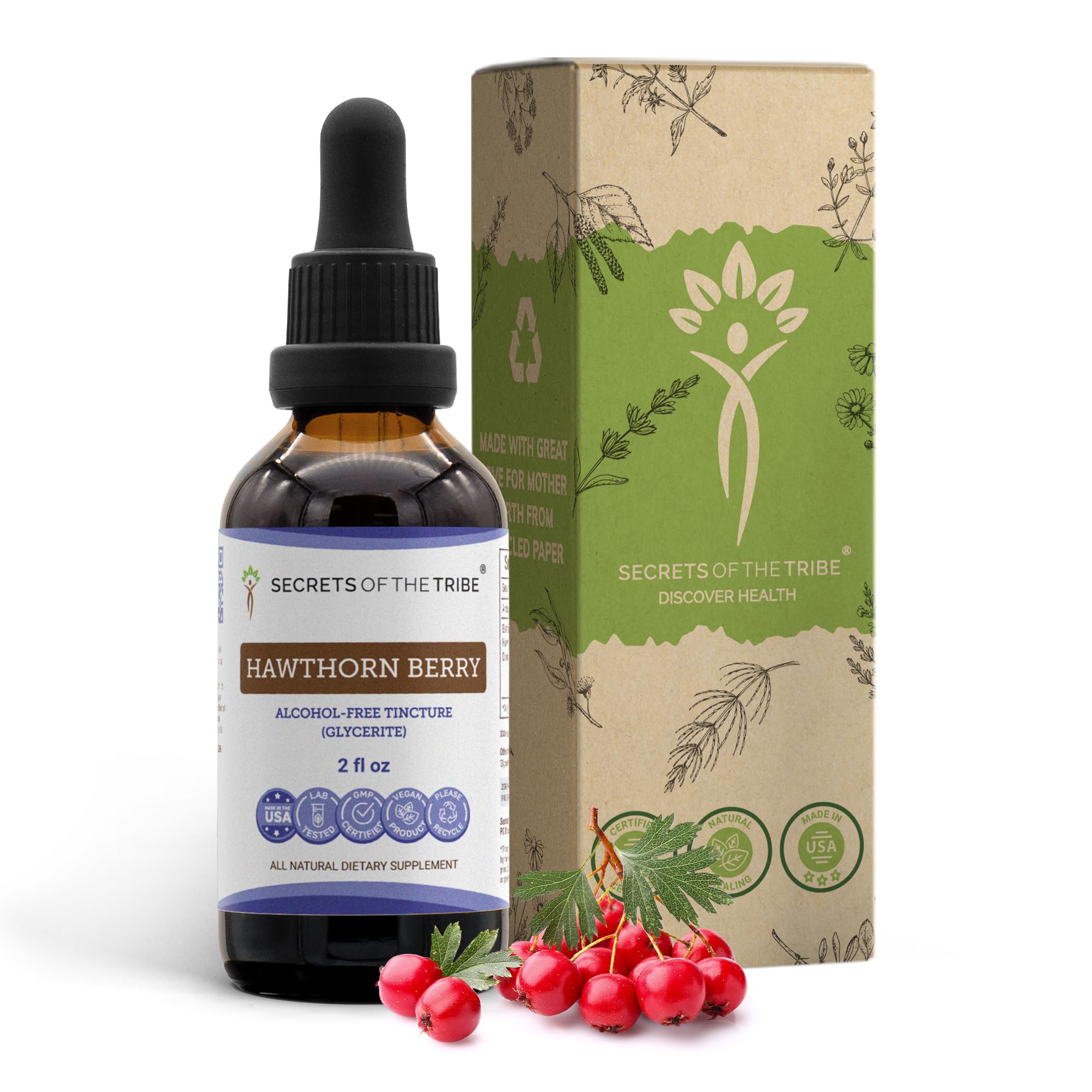 alcohol-free hawthorn berry tincture