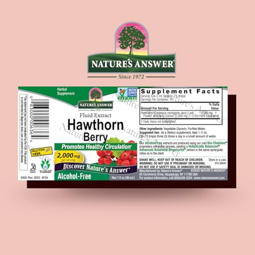 alcohol-free hawthorn extract benefits