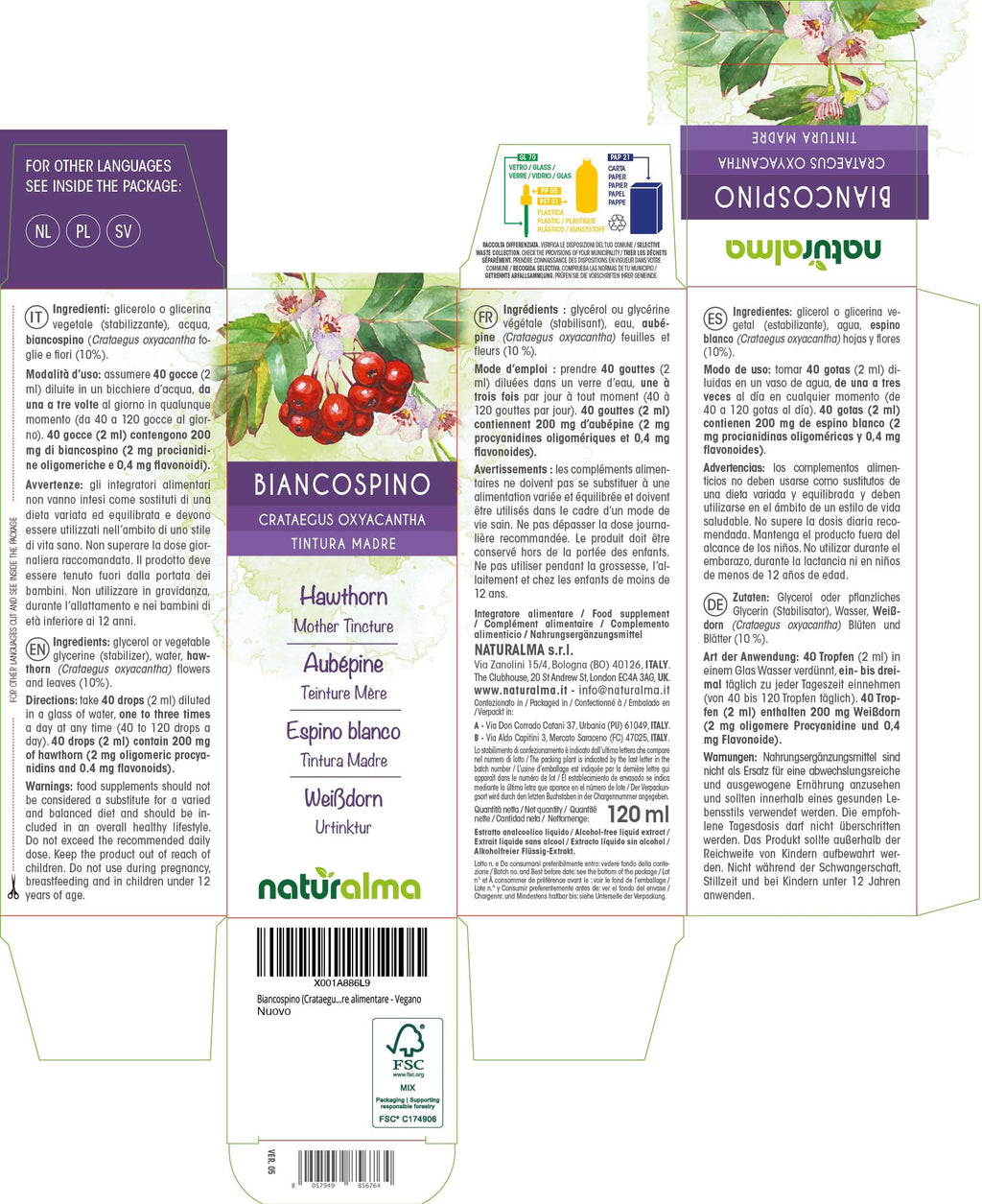 alcohol-free hawthorn extract