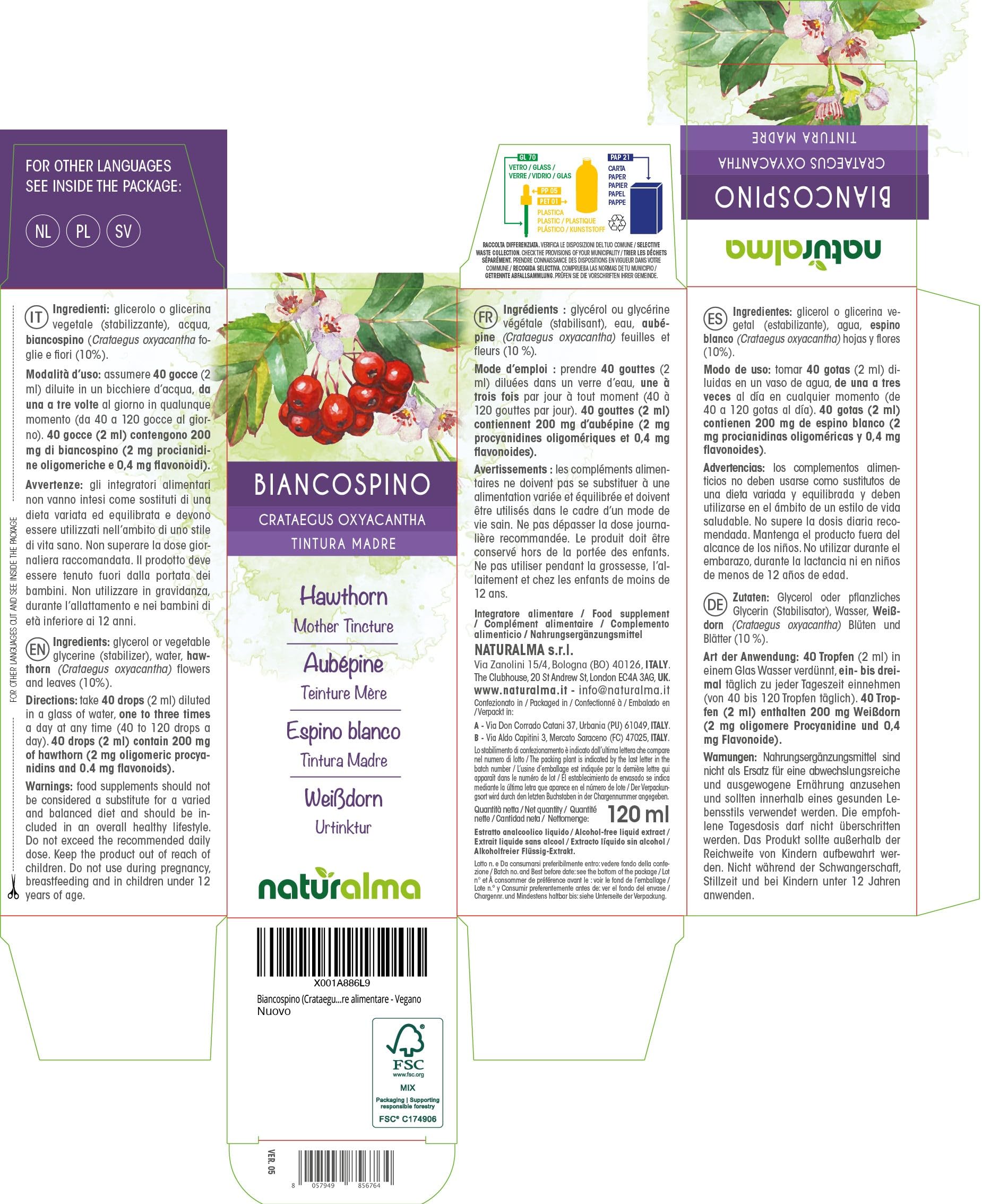 alcohol-free hawthorn extract