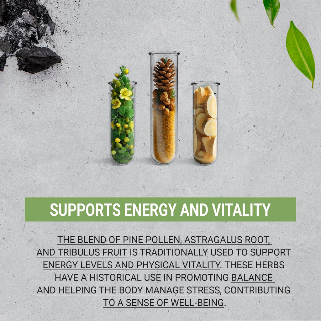 alcohol-free herbal energy support