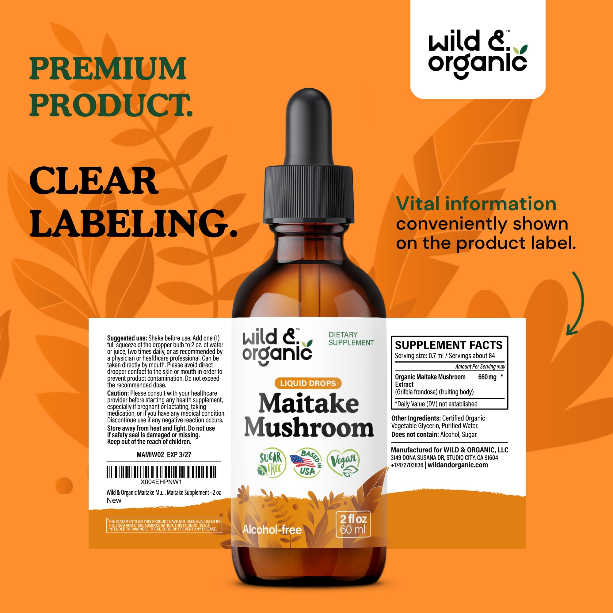 alcohol-free herbal immune booster