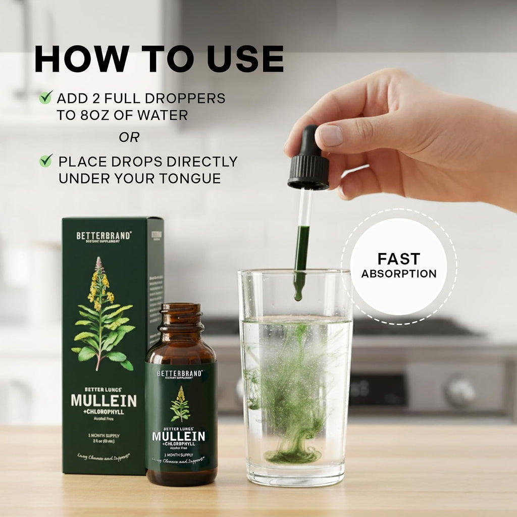 alcohol-free herbal Mullein extract
