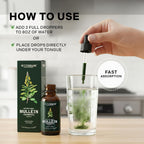 alcohol-free herbal Mullein extract