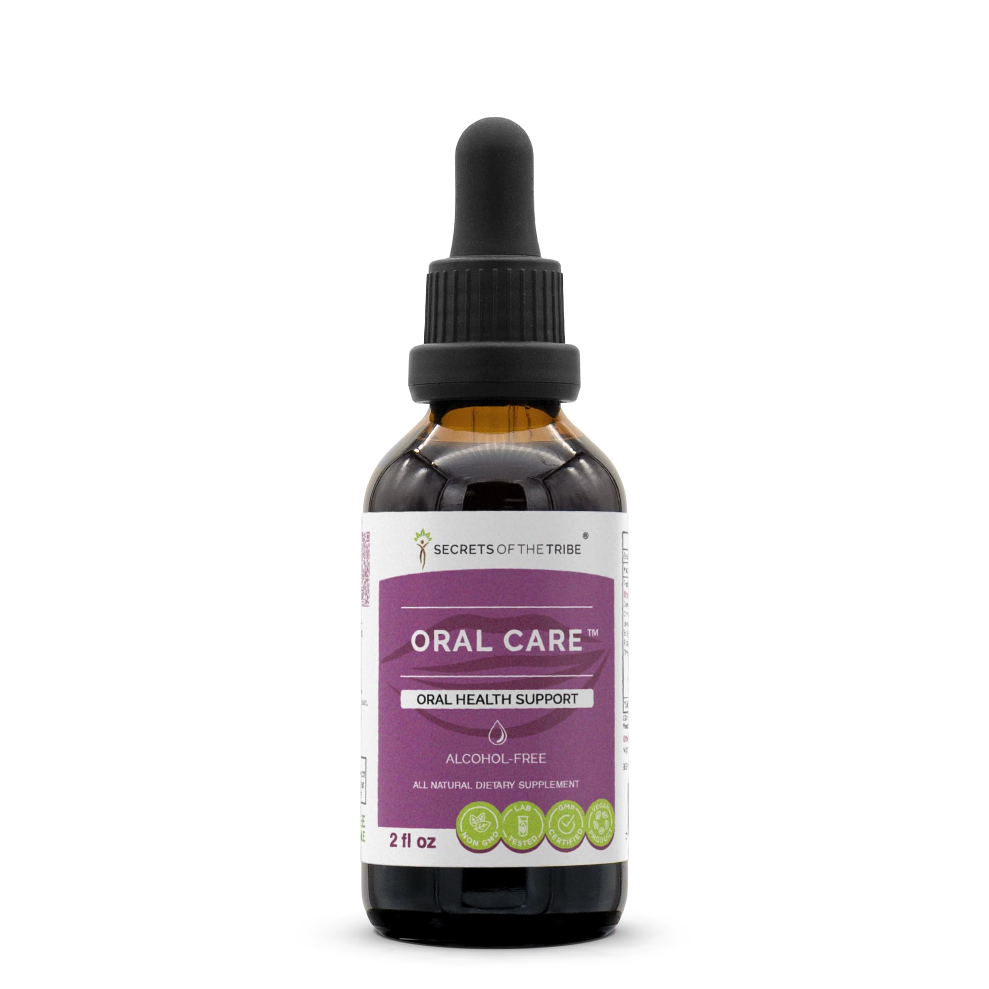 alcohol-free herbal oral care drops