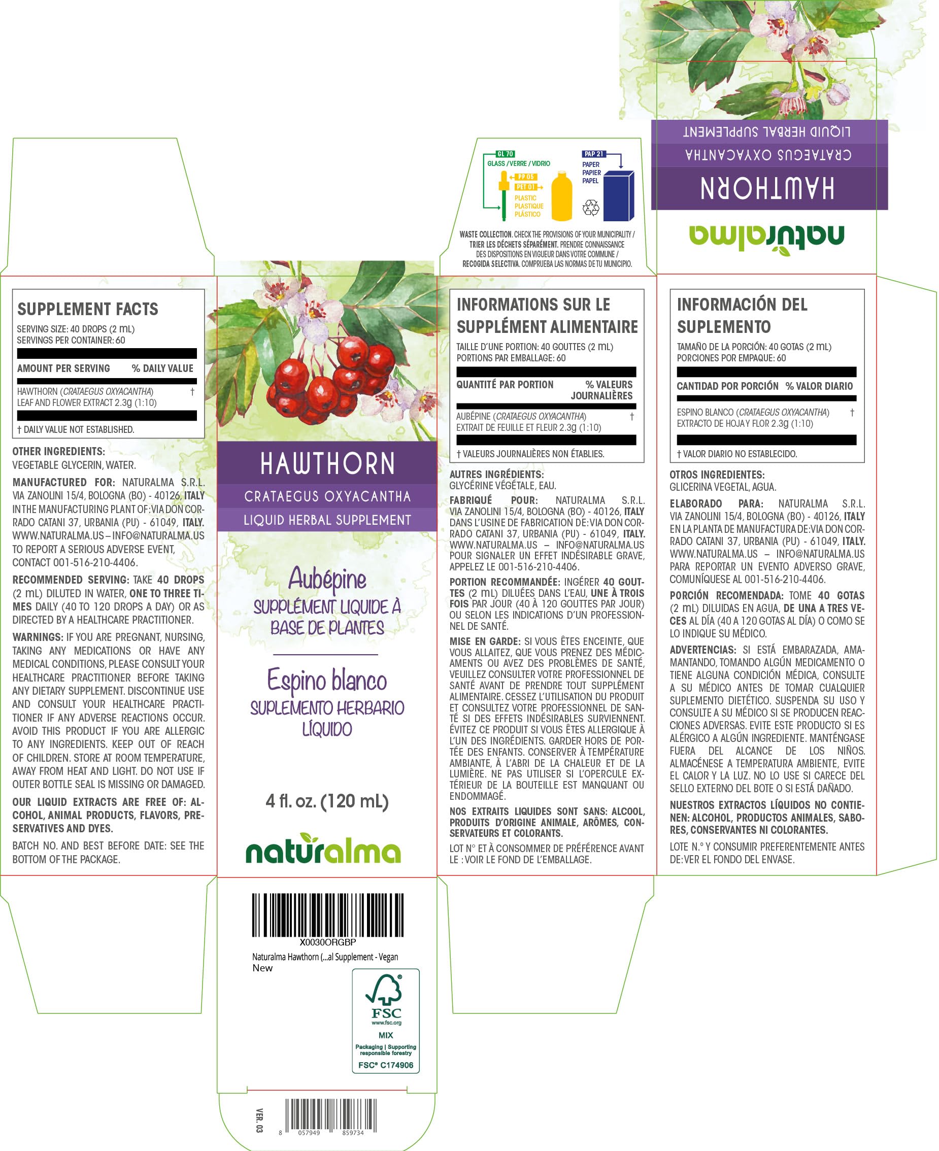 alcohol-free herbal supplement drops