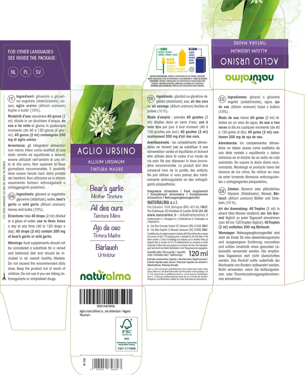 Alcohol-free herbal supplement for health