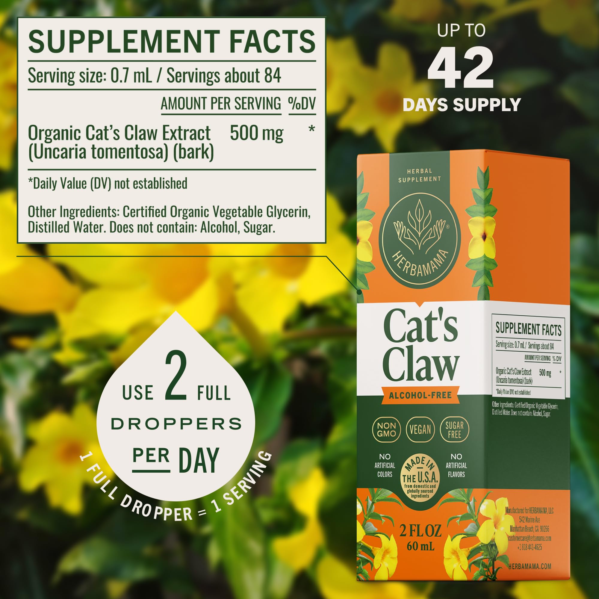 alcohol-free herbal supplements Canada