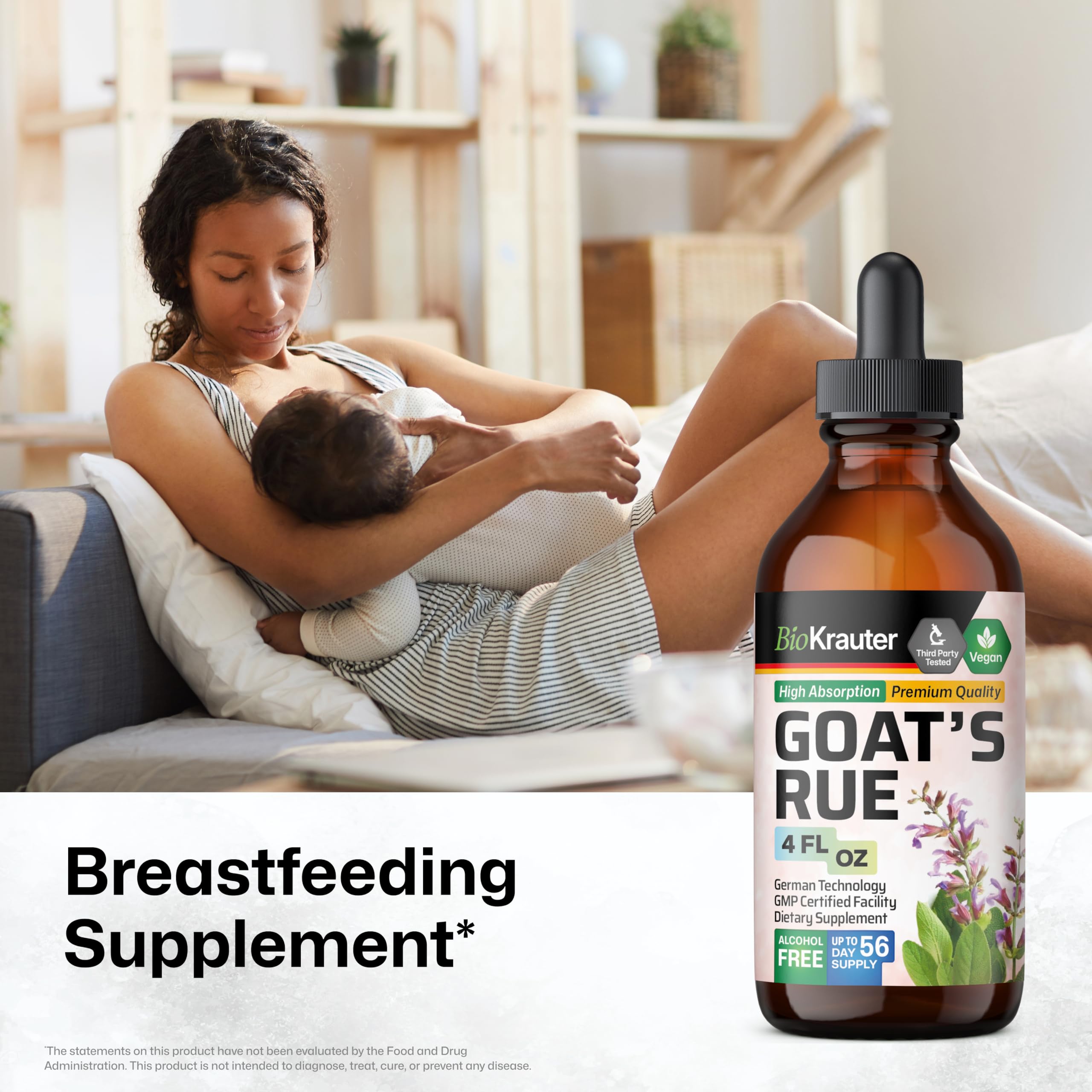 Alcohol free lactation supplement for breastfeeding