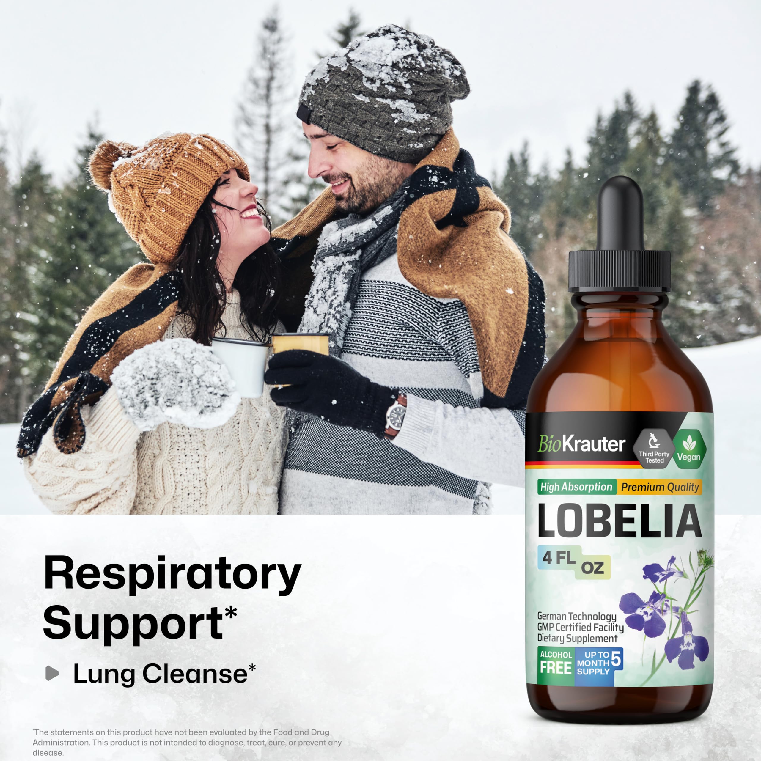 Alcohol free Lobelia tincture benefits