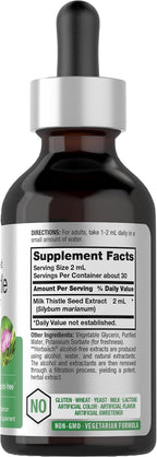 alcohol free milk thistle extract