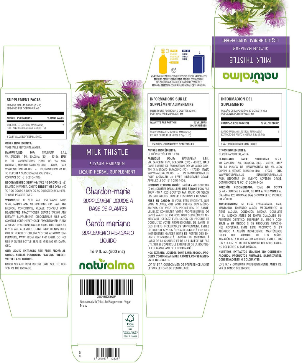 alcohol-free milk thistle extract