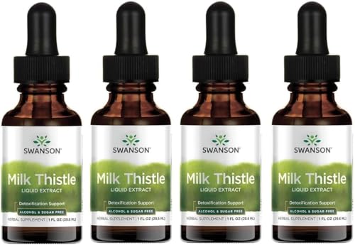 alcohol free milk thistle for liver health