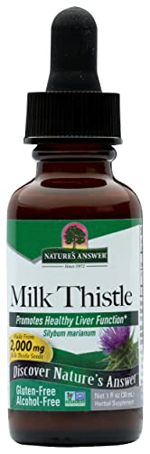 alcohol-free milk thistle supplement benefits
