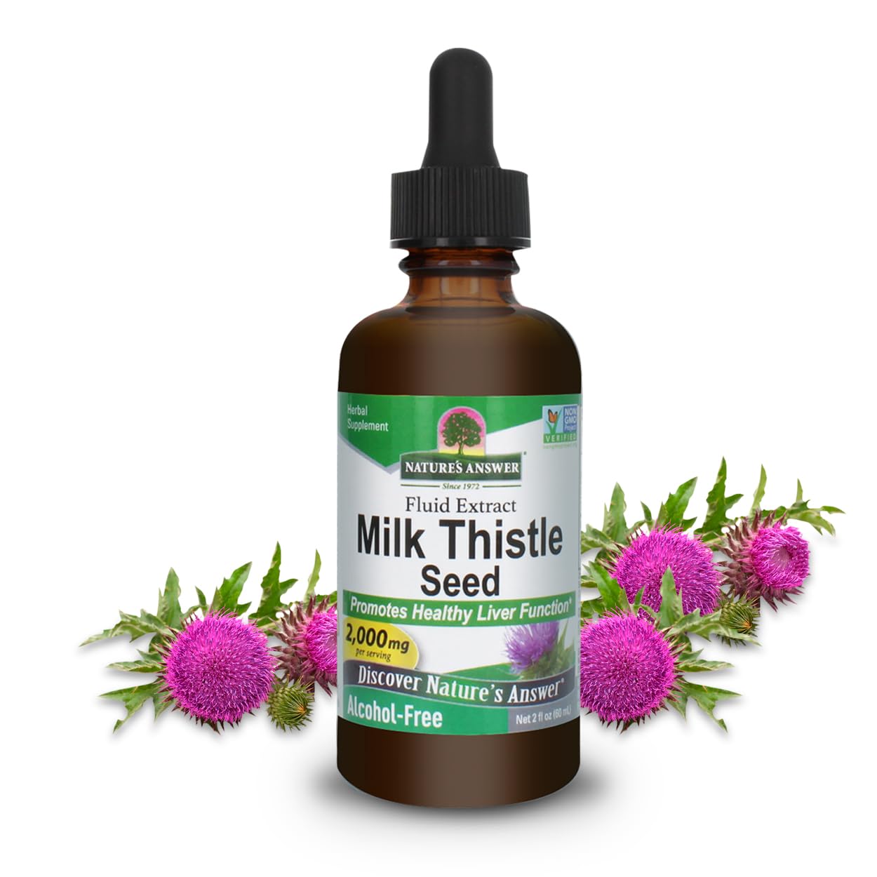 alcohol-free milk thistle supplement