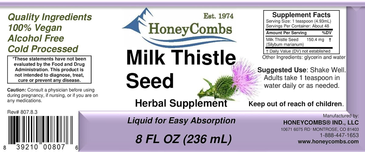 alcohol-free milk thistle supplement