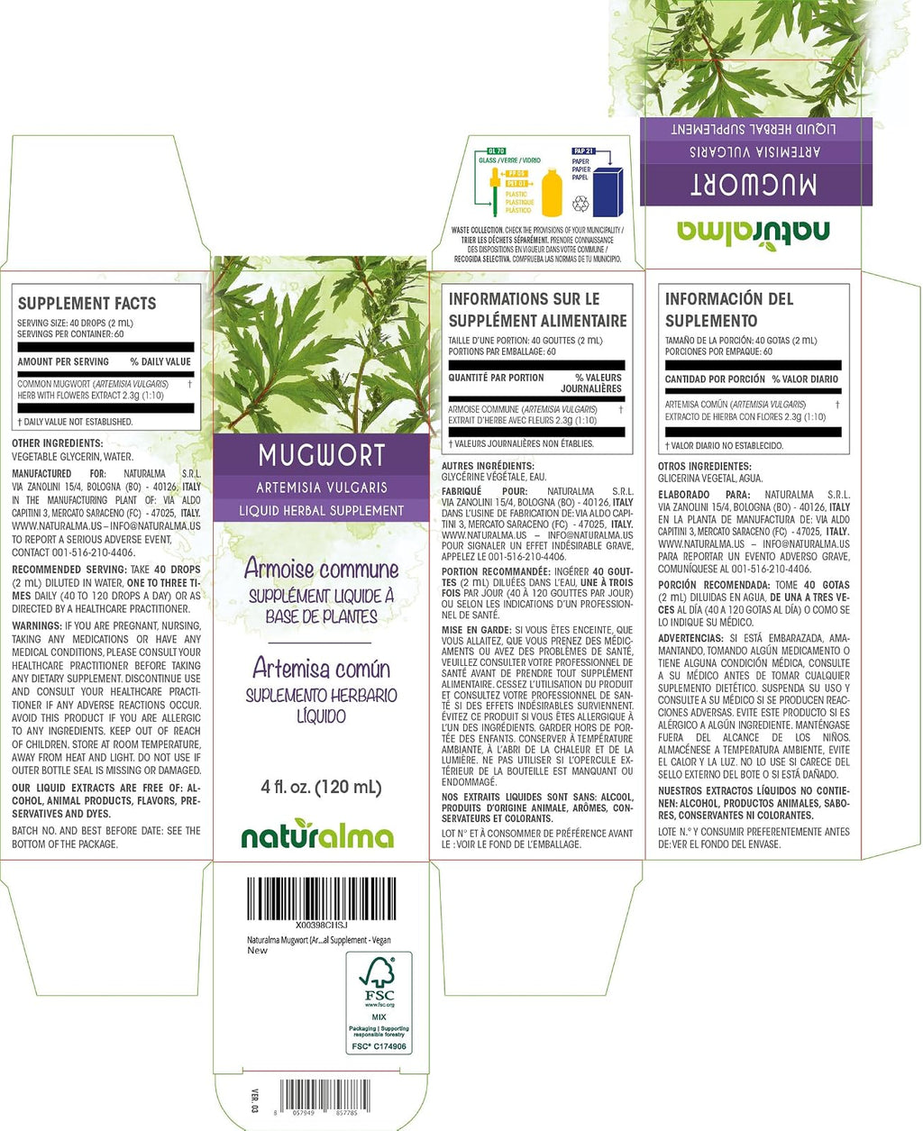 Alcohol-free mugwort extract for sleep support