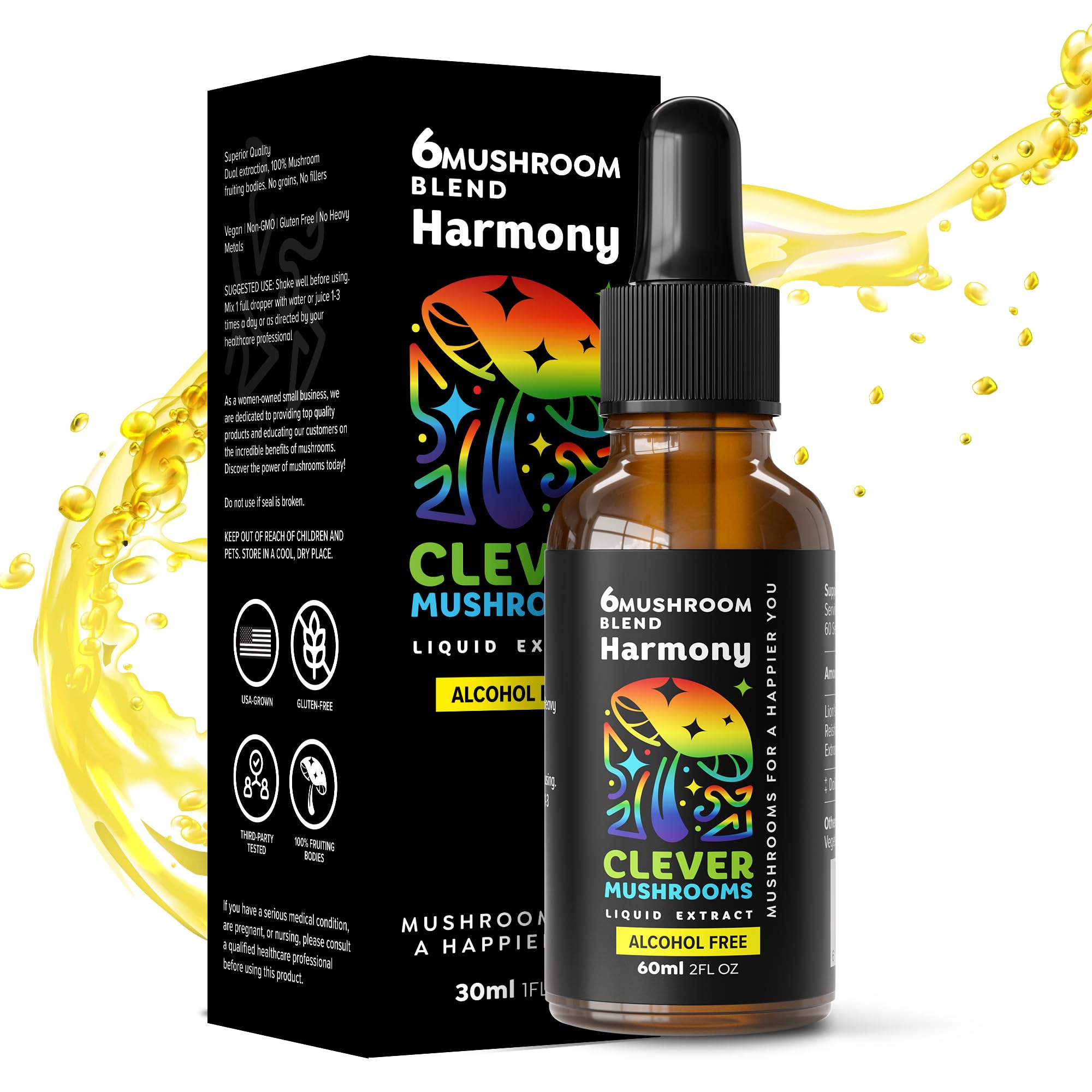 alcohol free mushroom extract