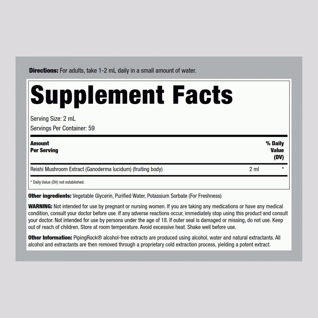Alcohol-free mushroom supplement benefits