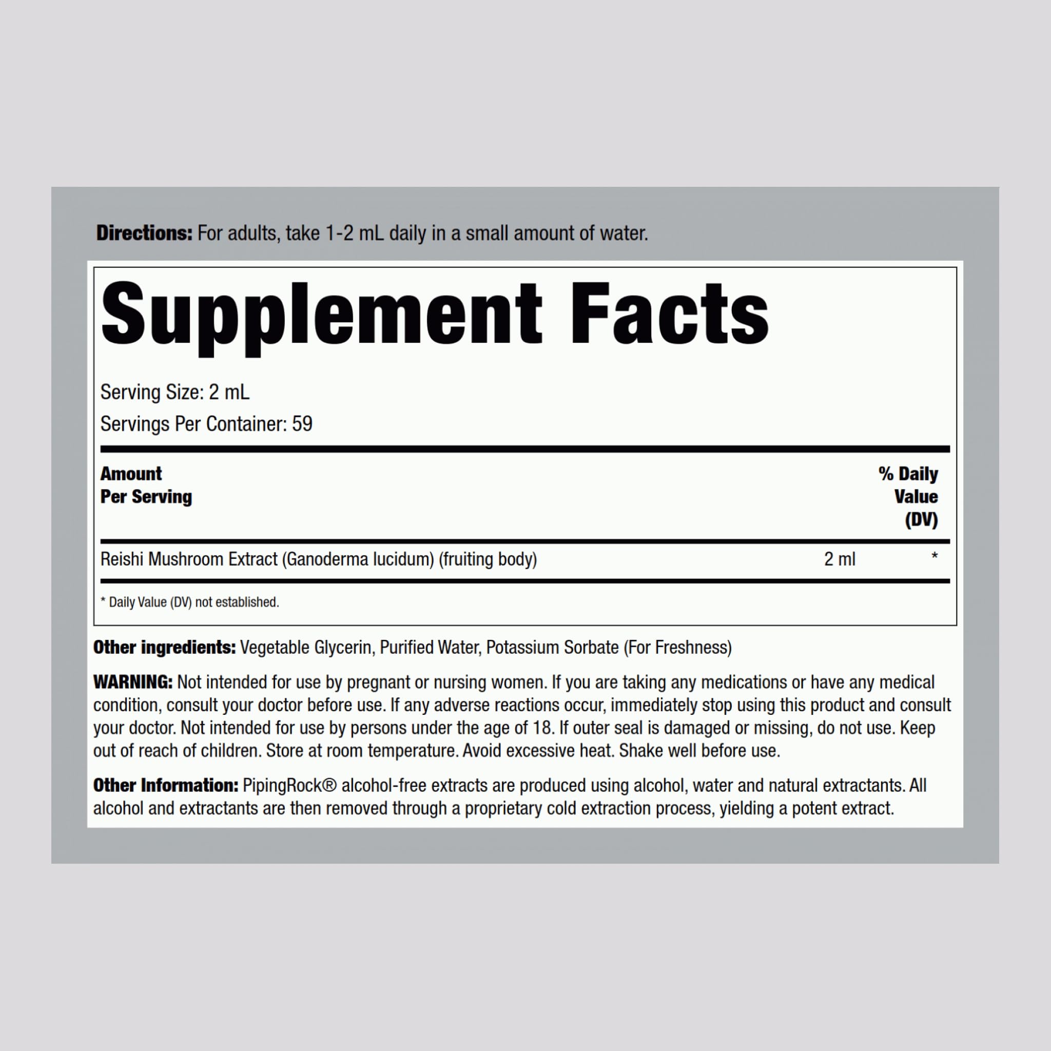 Alcohol-free mushroom supplement benefits