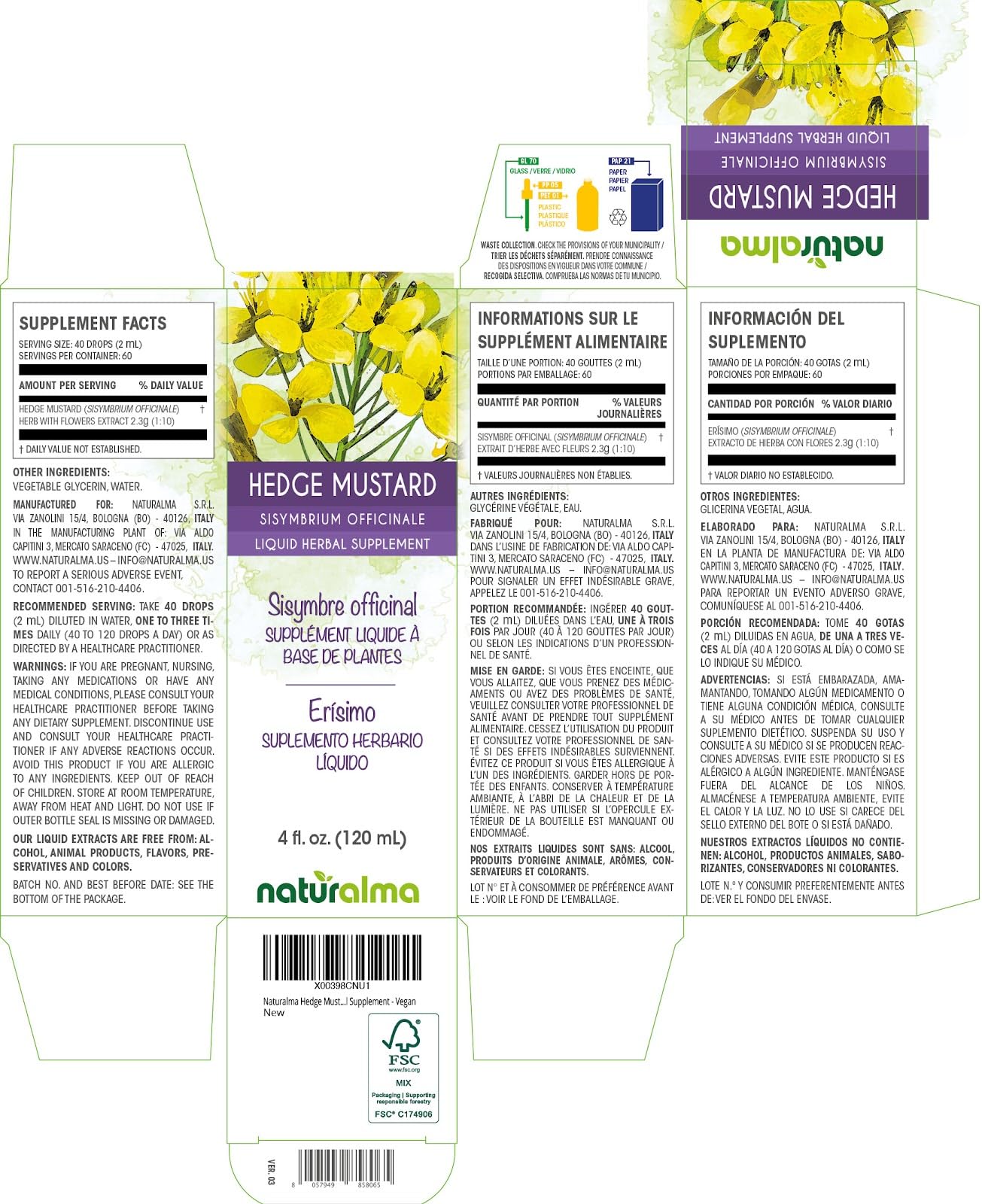 Alcohol-free olive leaf extract drops