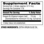 alcohol free oregano oil benefits