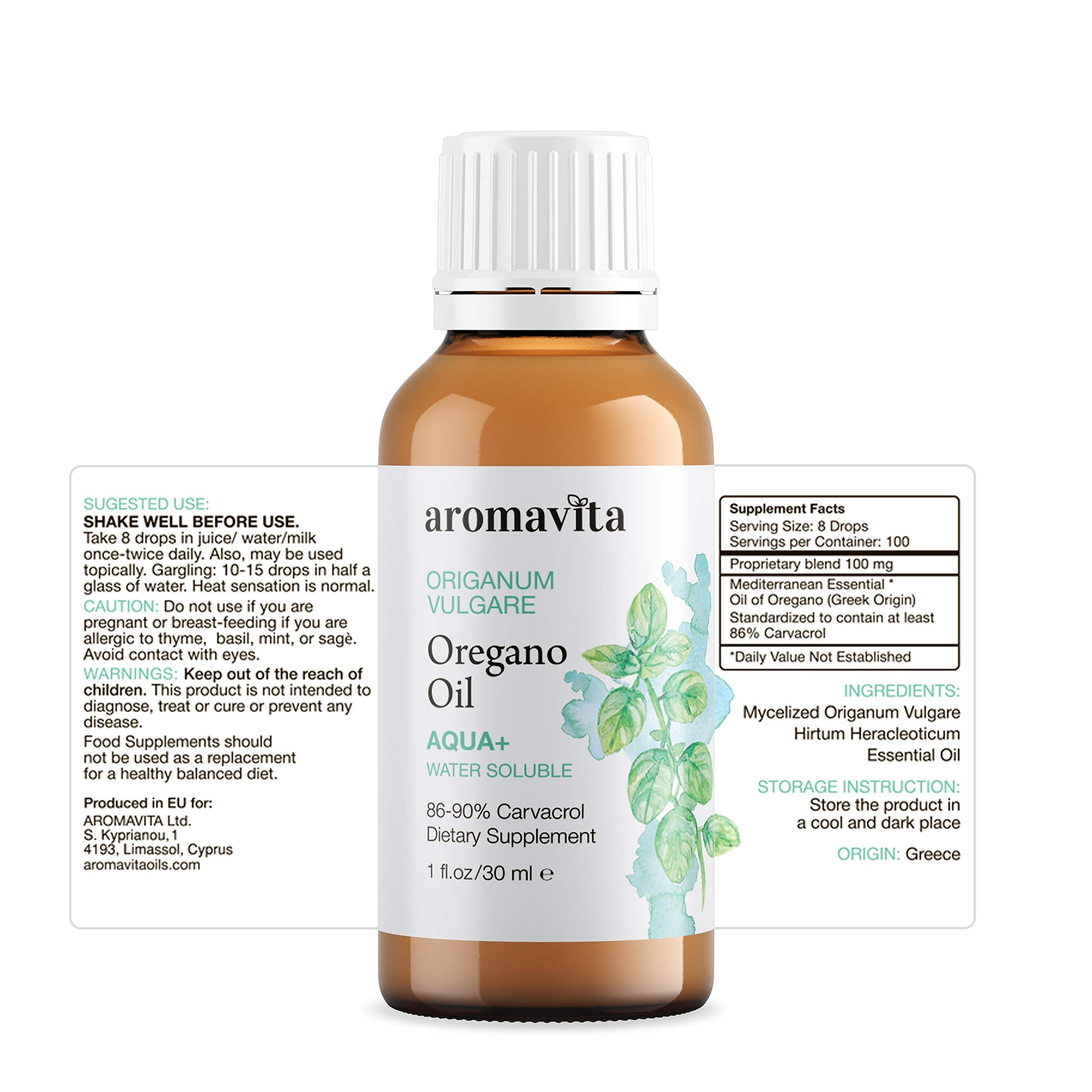 alcohol-free oregano oil supplement