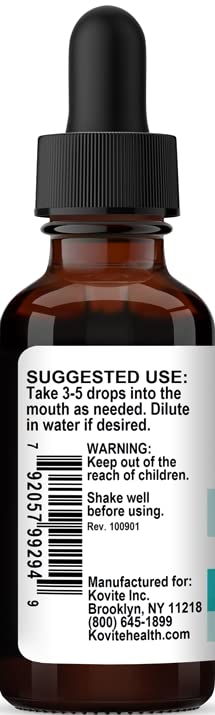 Alcohol-free peppermint chlorophyll drops