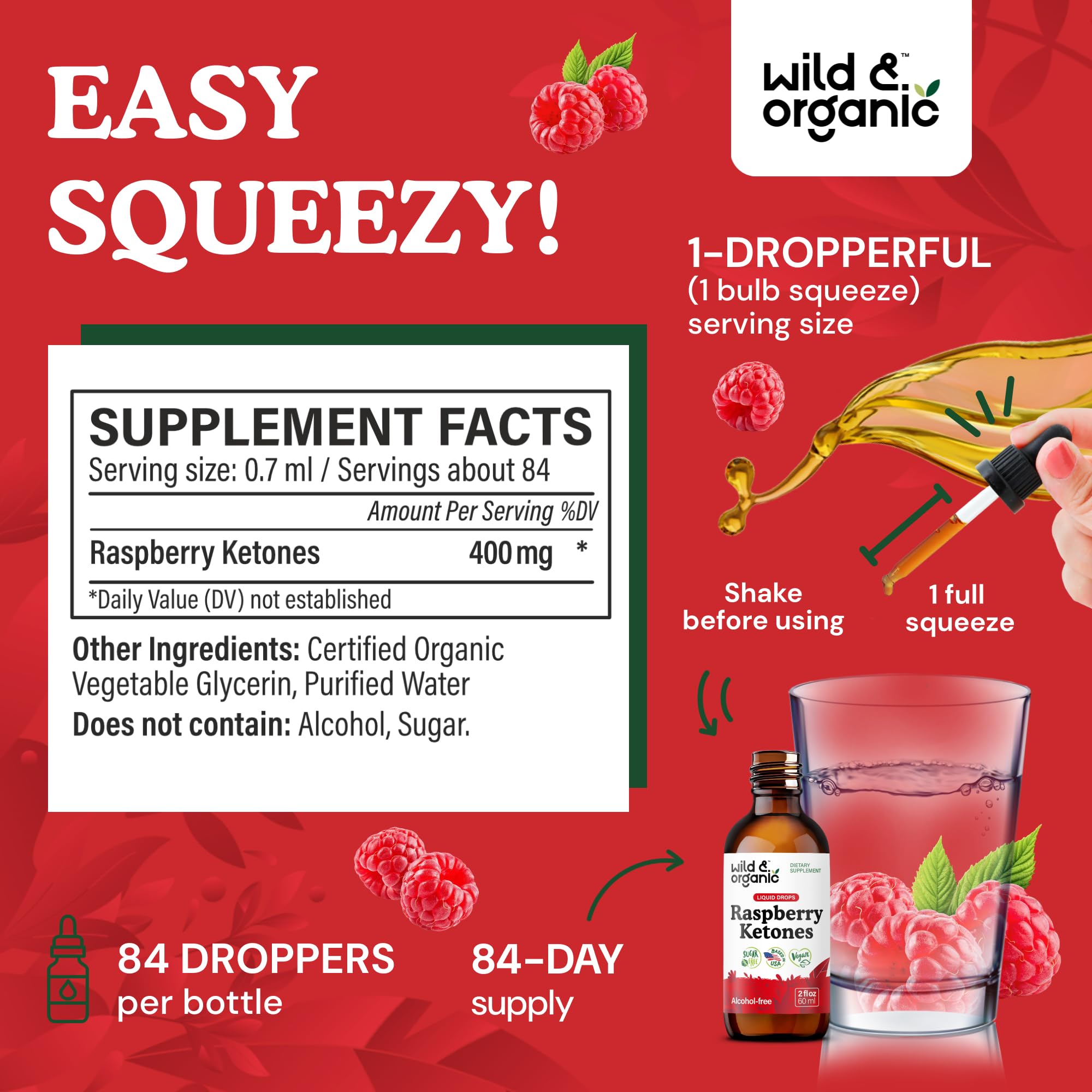 alcohol-free raspberry ketones extract