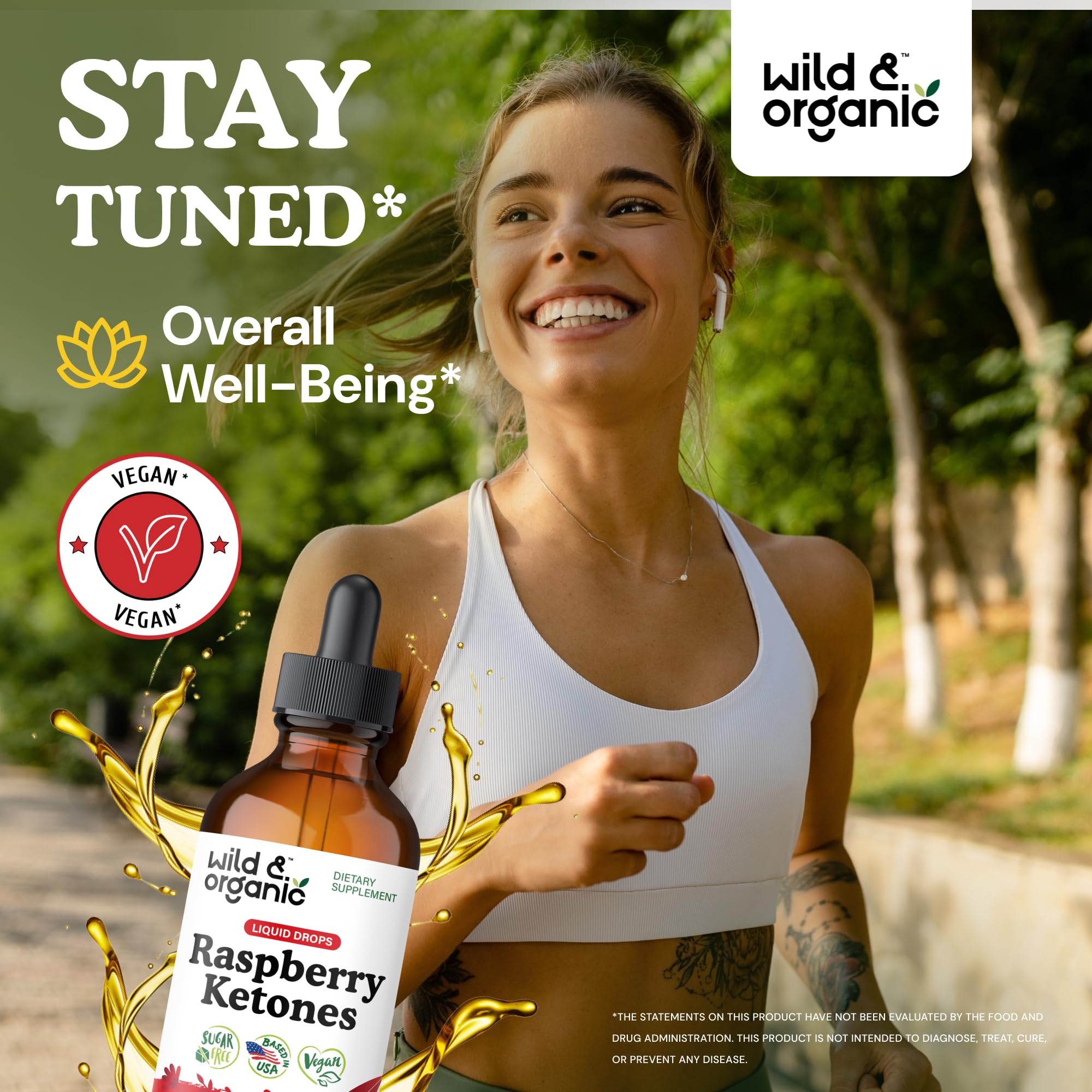 alcohol-free raspberry ketones for wellness