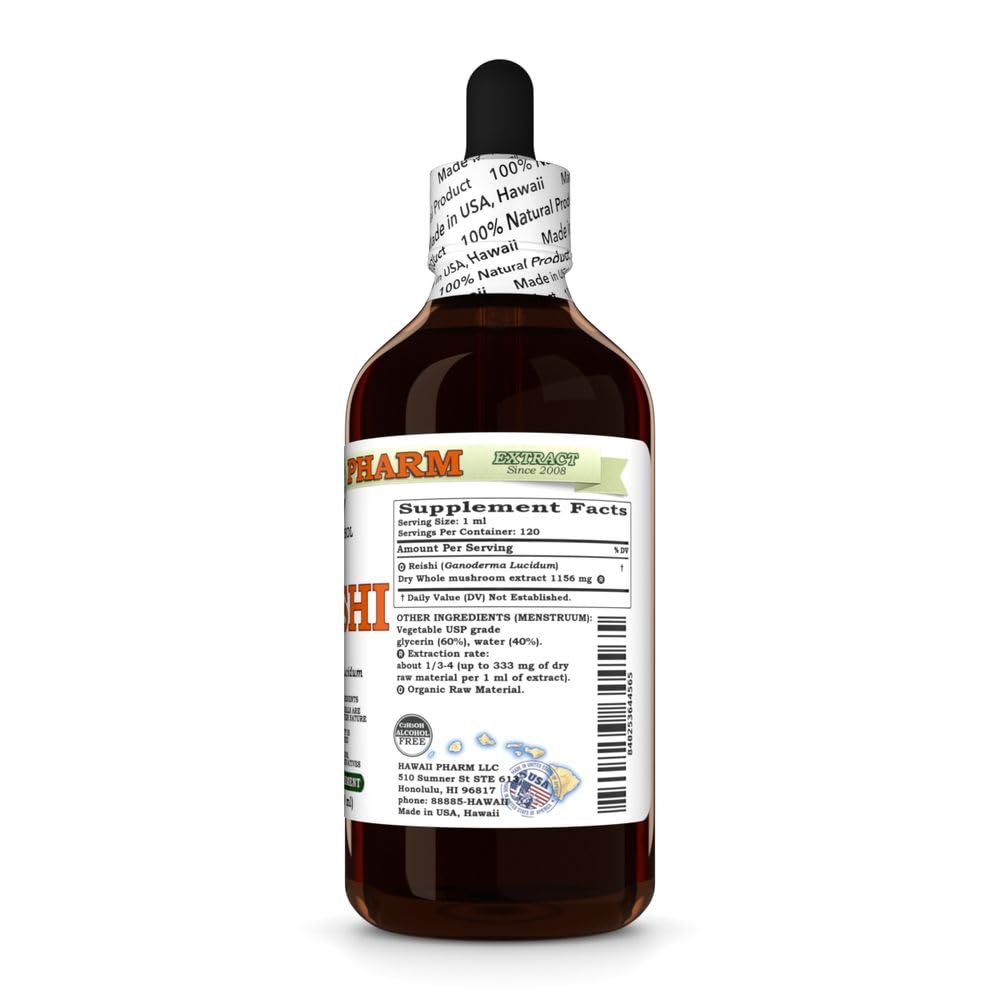 alcohol-free reishi liquid supplement