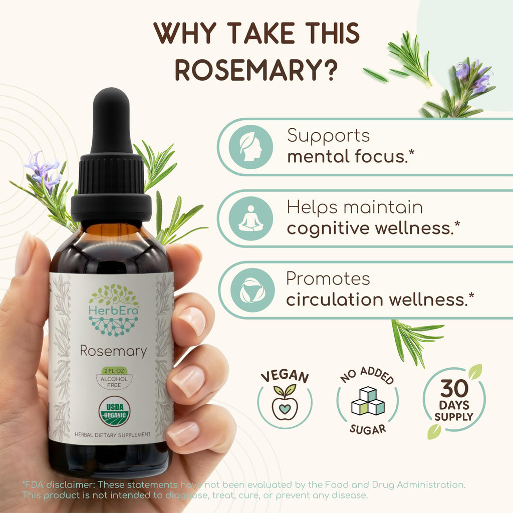 alcohol-free rosemary tincture benefits