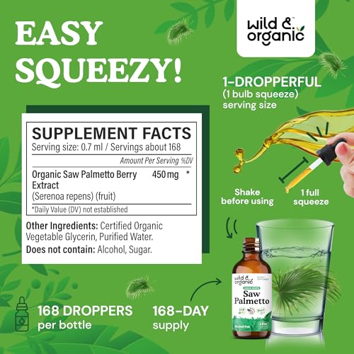 alcohol-free saw palmetto drops