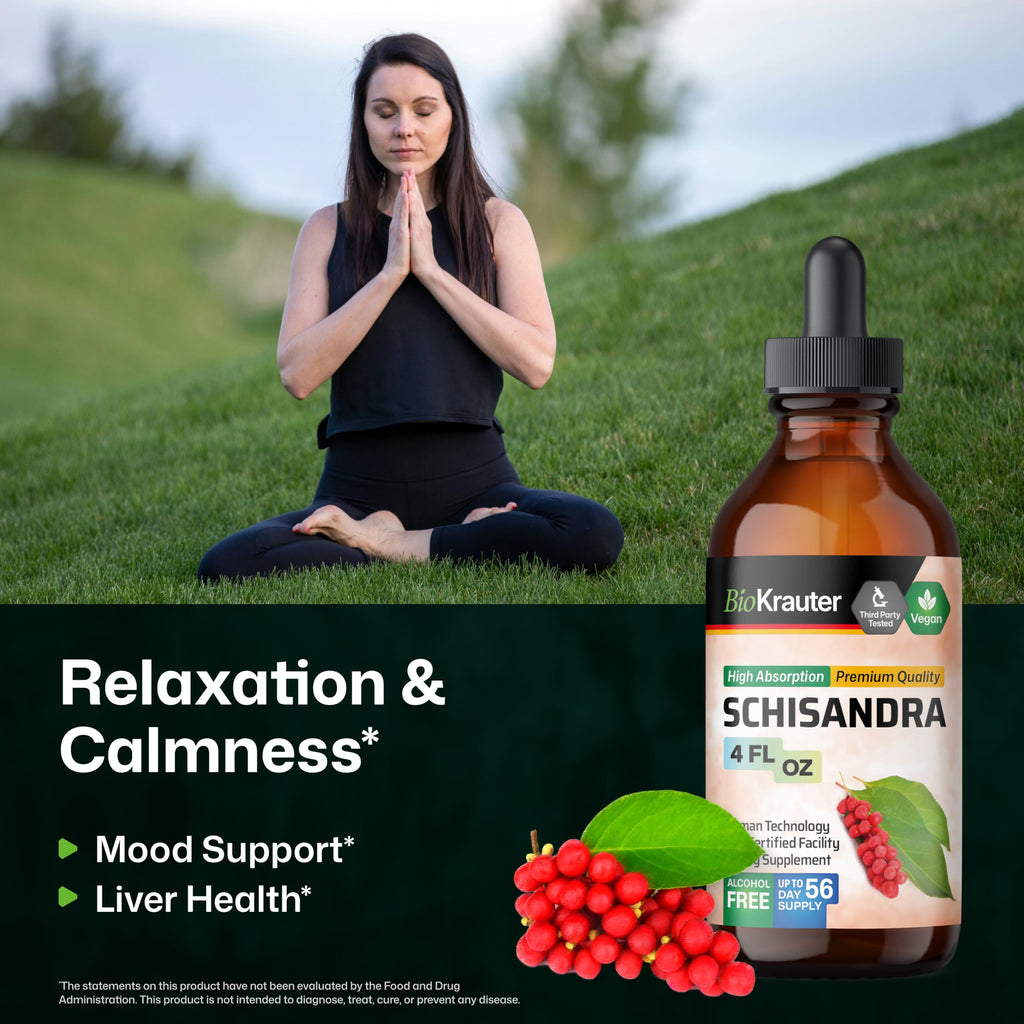 alcohol free Schisandra drops for calm
