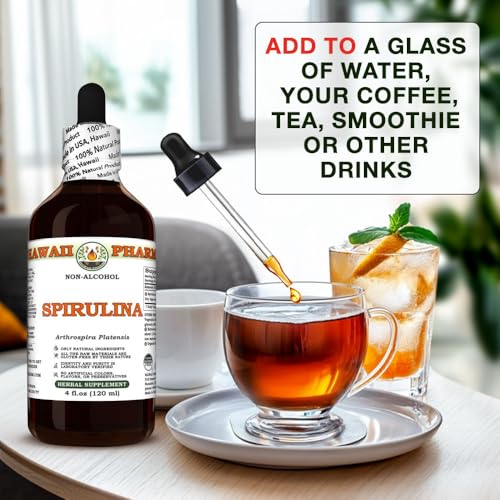 alcohol-free spirulina for balanced diet