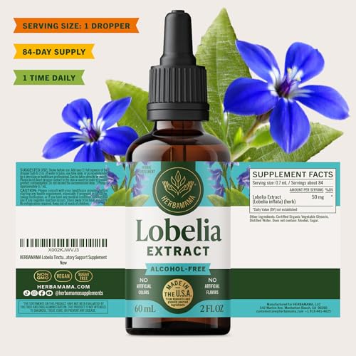 Alcohol-free supplement for lung support