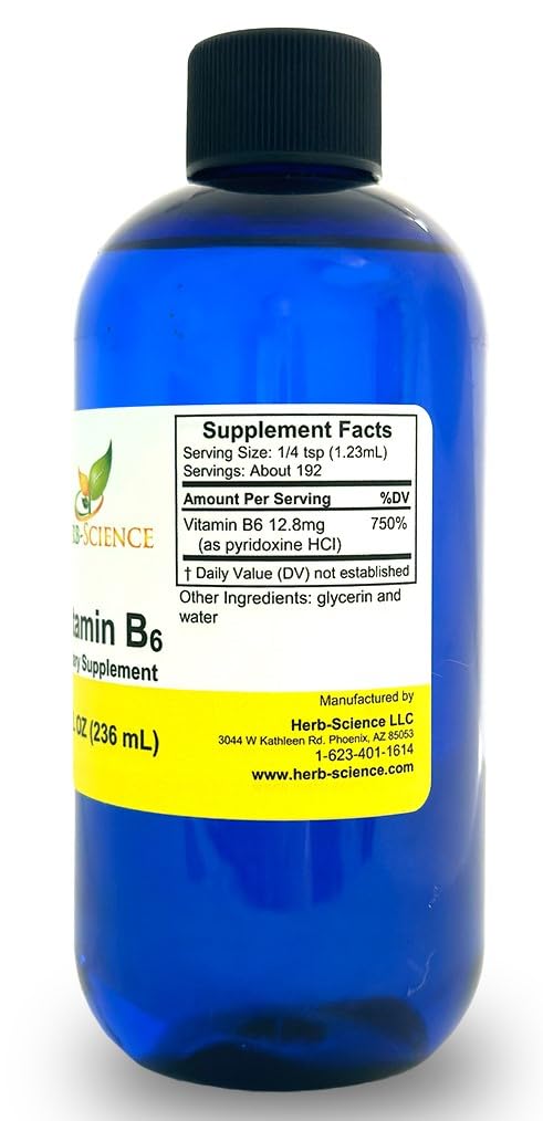 Alcohol free Vitamin B6 supplement