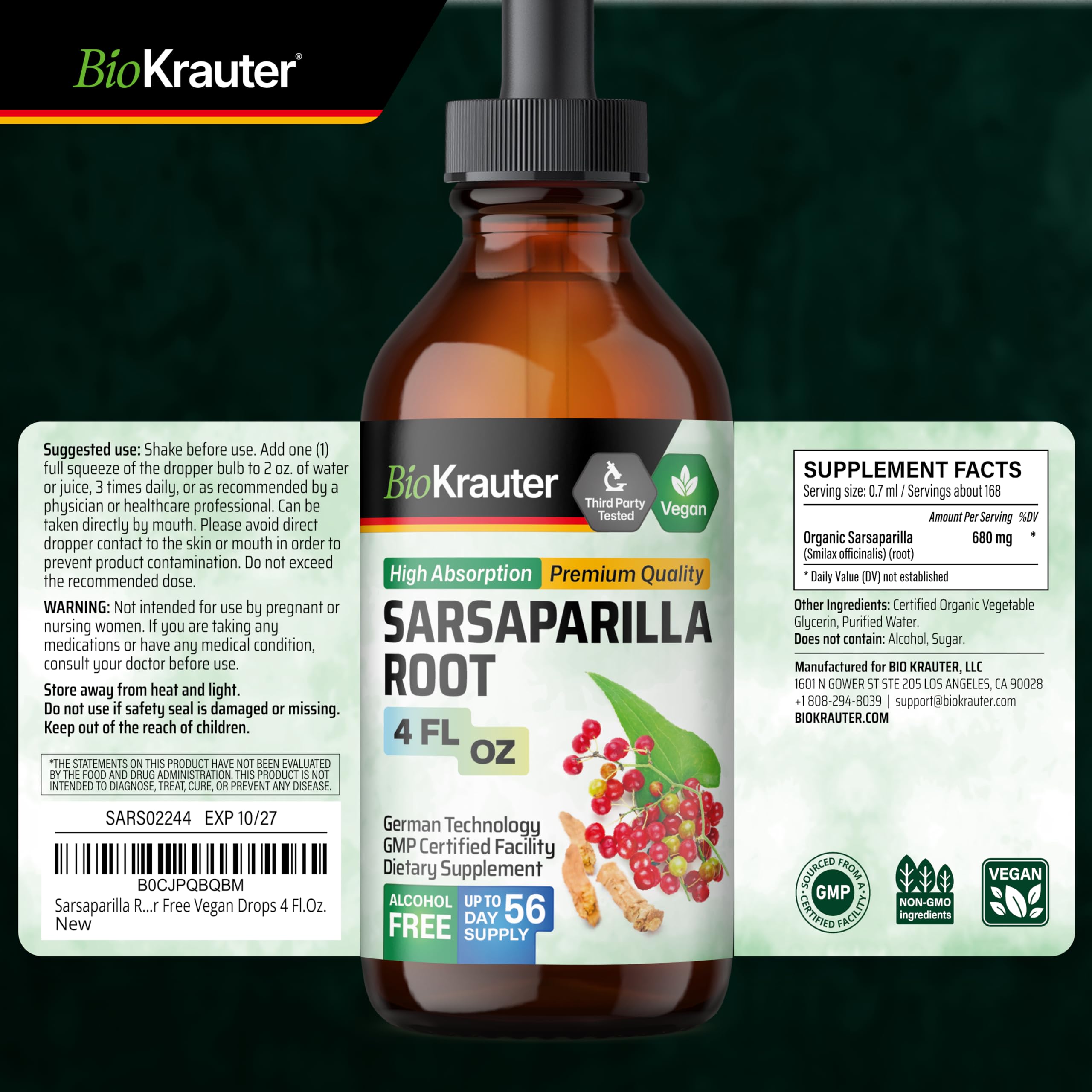 Alcohol free wellness support