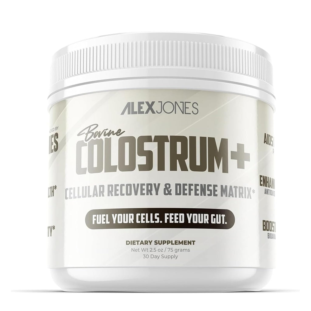 Alex Jones Bovine Colostrum benefits