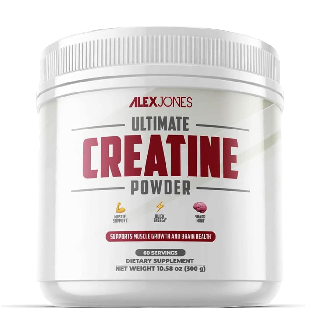 Alex Jones creatine monohydrate powder