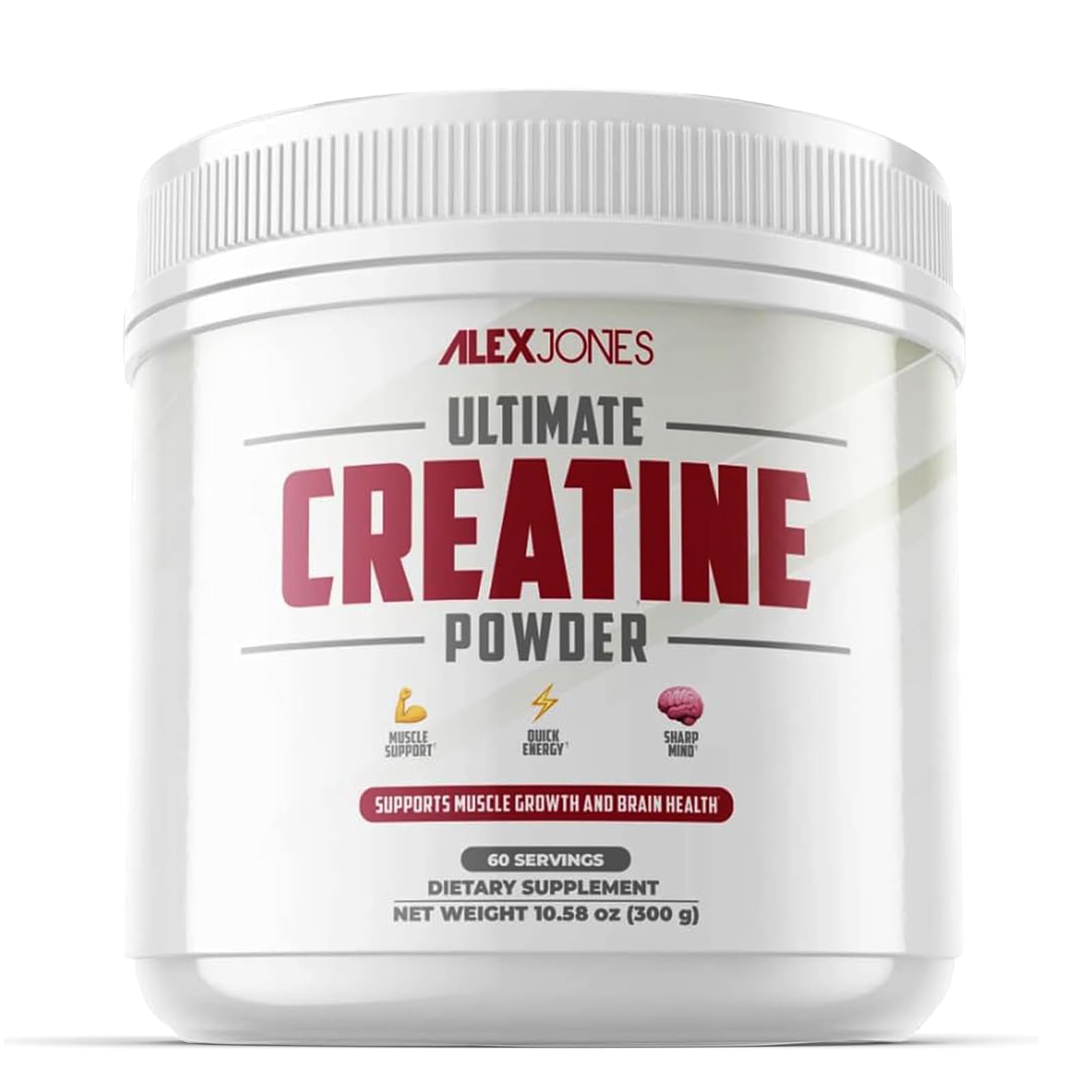 Alex Jones creatine monohydrate powder