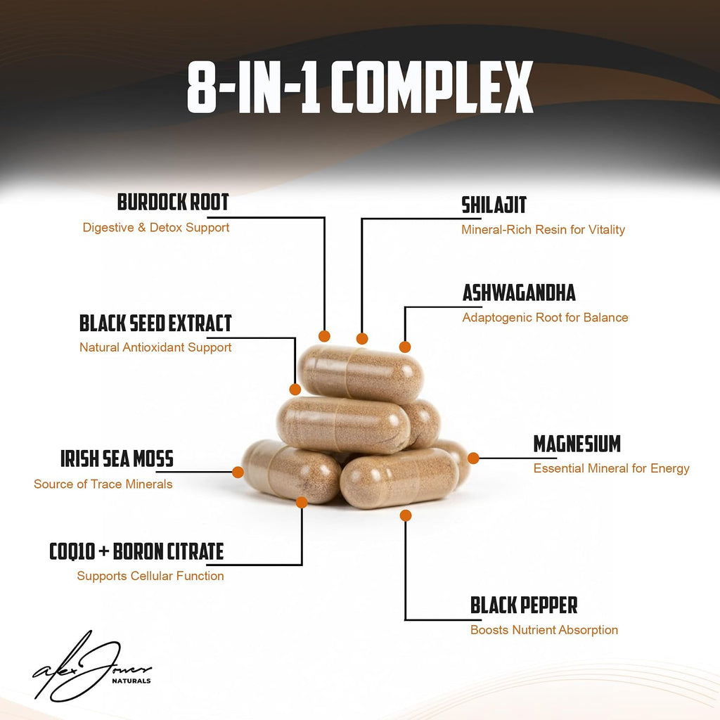 Alex Jones shilajit complex benefits