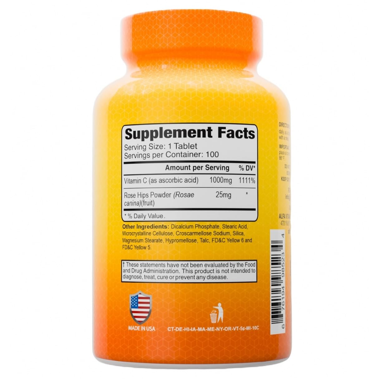 ALFA VITAMINS immune support tablets
