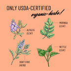 Alfalfa and moringa for wellness