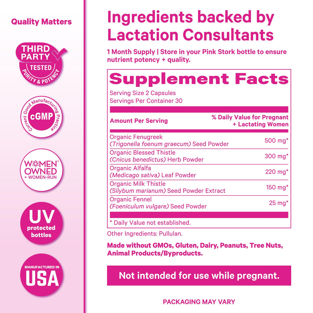 alfalfa capsules for breastfeeding moms