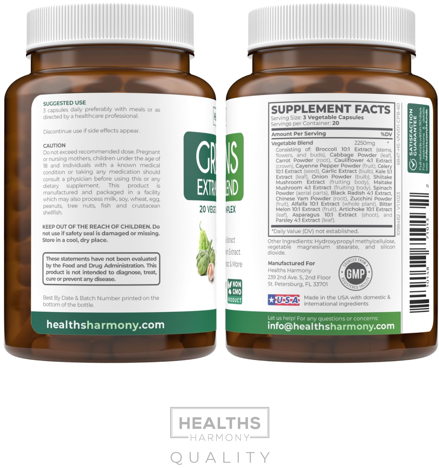 Alfalfa capsules for enhanced well-being