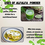 Alfalfa powder for immune support