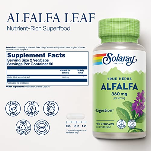 Alfalfa supplement for vitamins